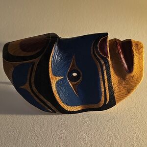 Cecil Dawson | Art | Cecil Dawson First Nations Carved Mask | Poshmark